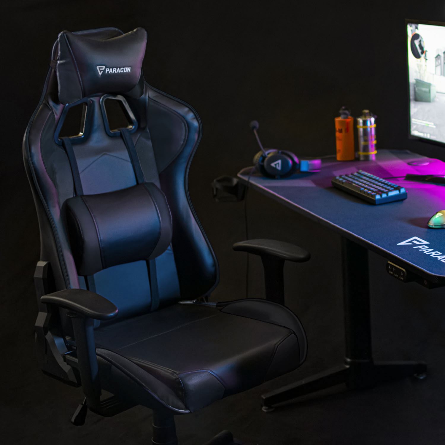 Paracon BRAWLER Gaming Chair - Black | Paracon